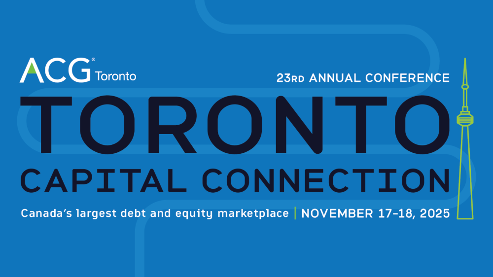 2025 Capital Connection | ACG Toronto